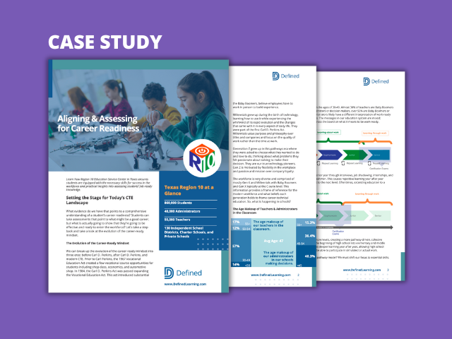 Case Study: Aligning & Assessing for Career Readiness